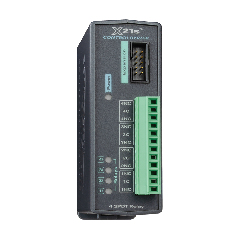 X-21S™ | Four Relay Form C / SPDT Expansion Module