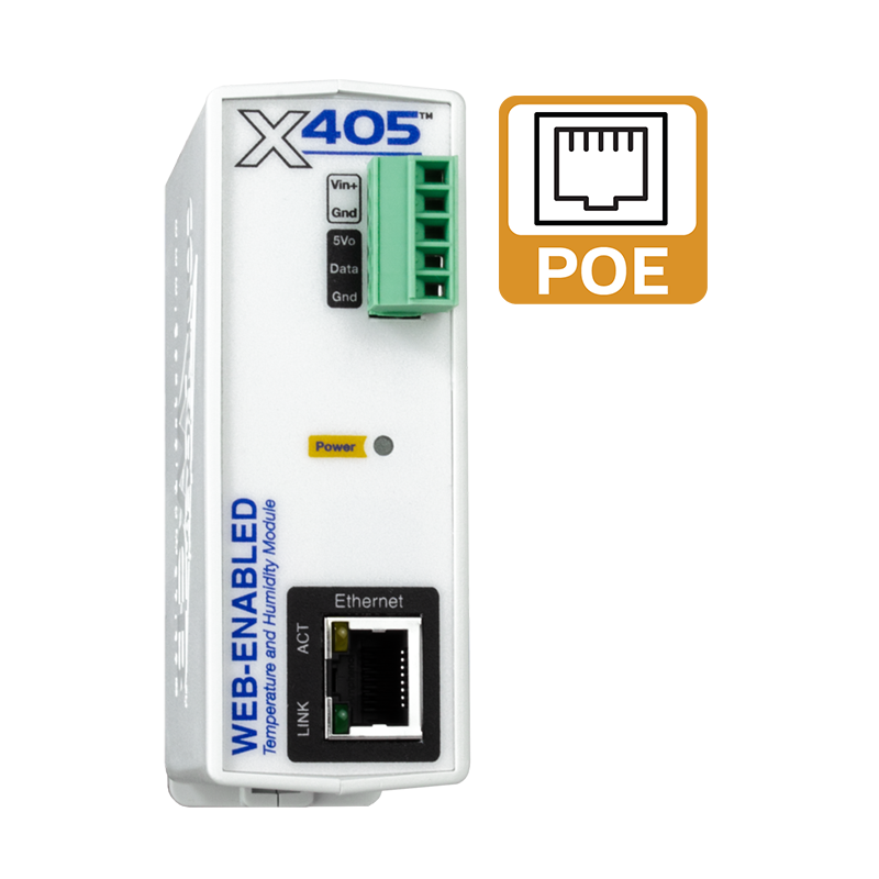 X-405 | Web-Enabled Temperature & Humidity Module