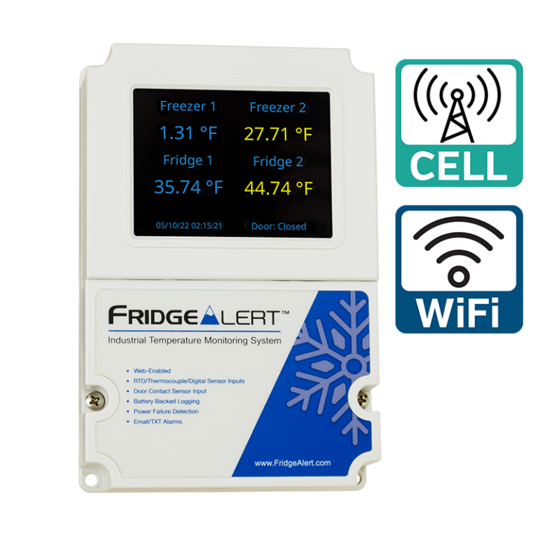 FridgeAlert™ | Temperature Monitoring With Touch Screen