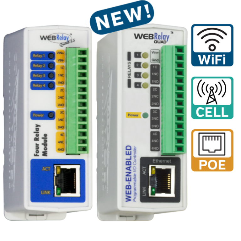 Ethernet Relay Control Modules | Network Relays | ControlByWeb