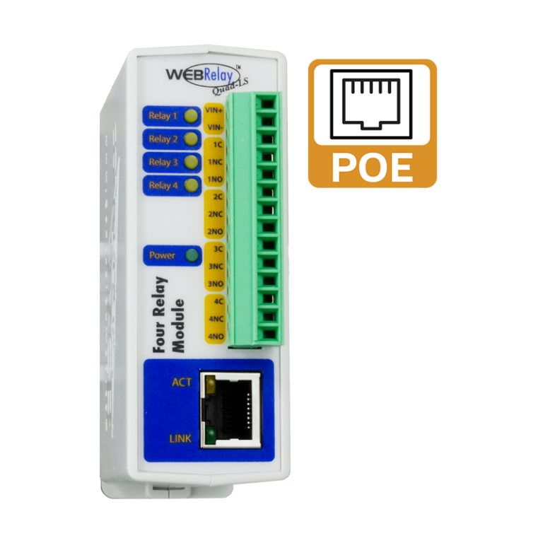 Original WebRelay Quad (X-WR-4R3) | Remote Relay Control