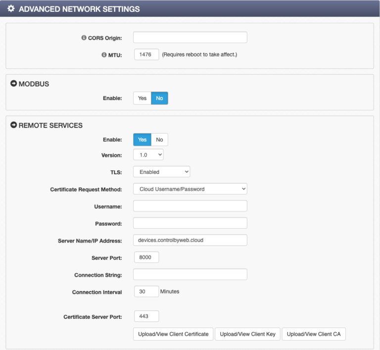 Integration & Communication Protocols Manual - ControlByWeb
